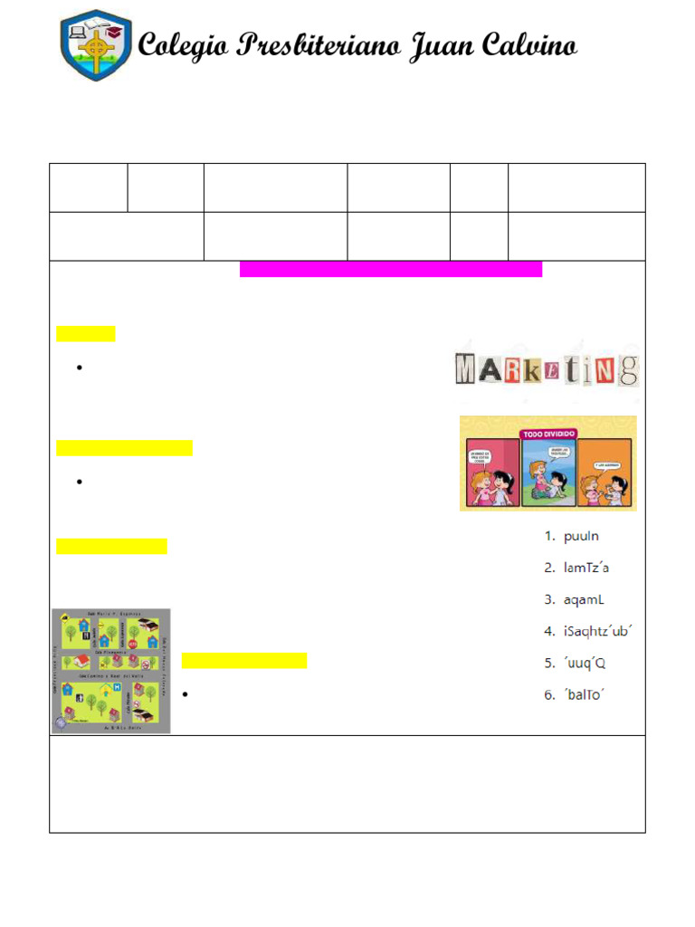 7 Guía Poqoman Tercero Básico | PDF