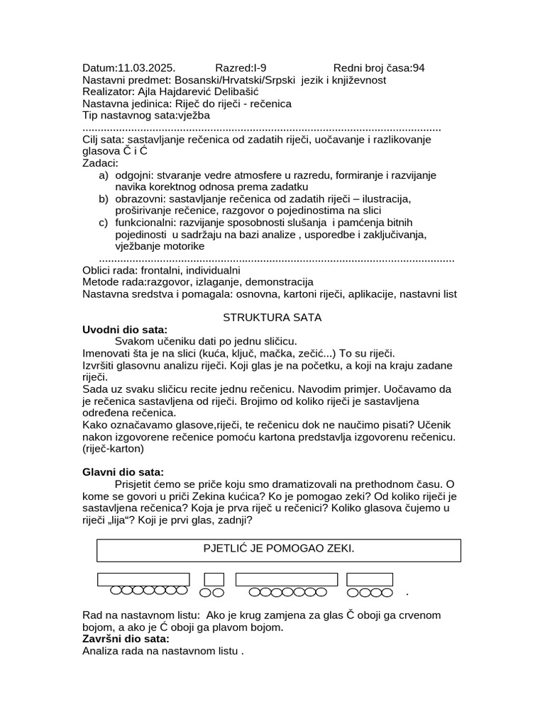 040 Rijec Do Rijeci - Recenica | PDF