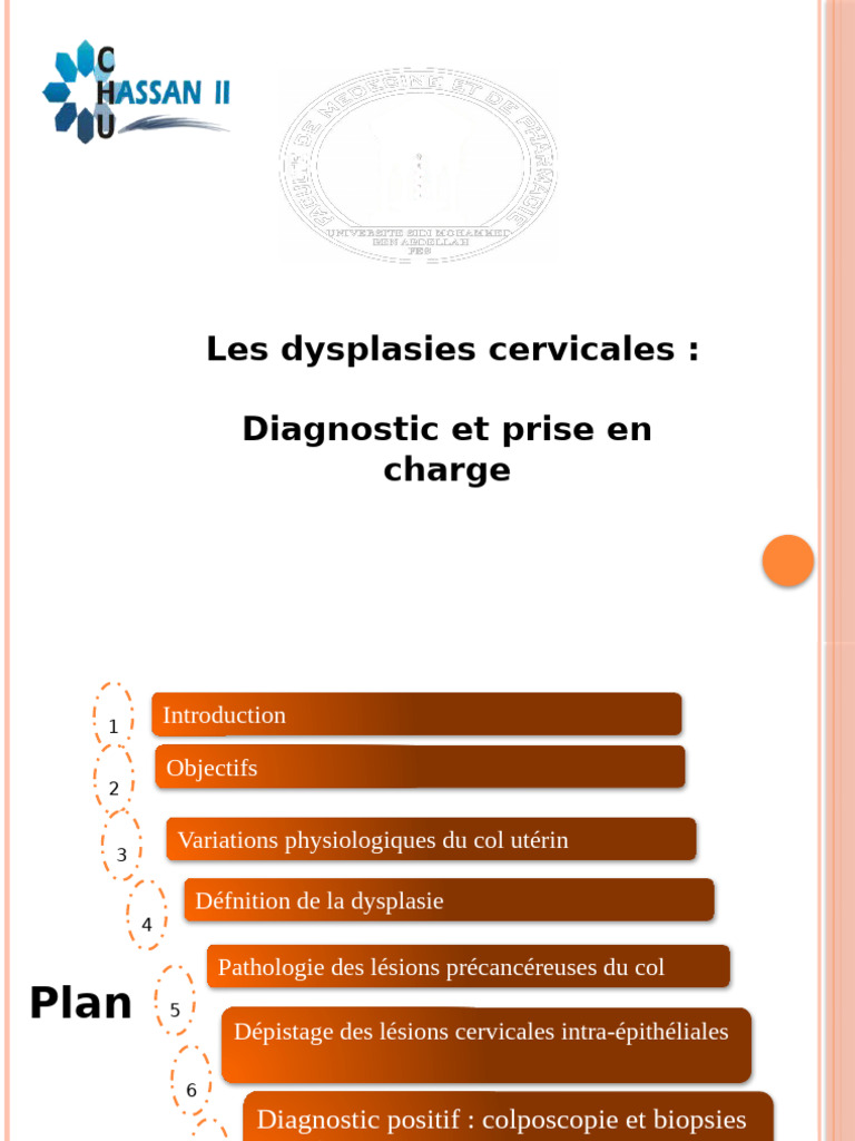 cours dysplasies (version 1) (1) | PDF | Cancer du col utérin | Médecine