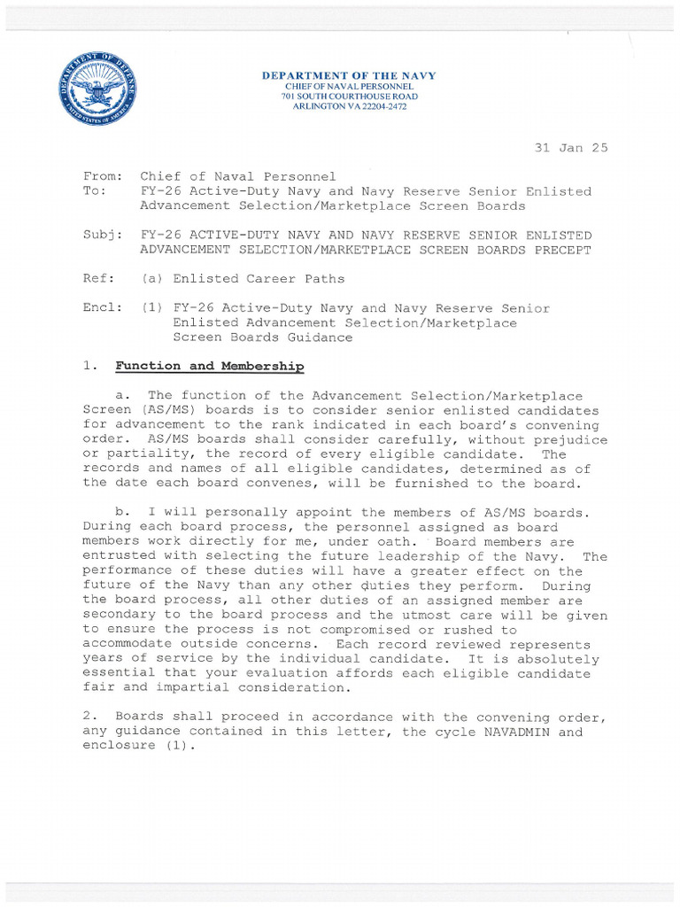 FY26_ENLISTED_PRECEPT | PDF