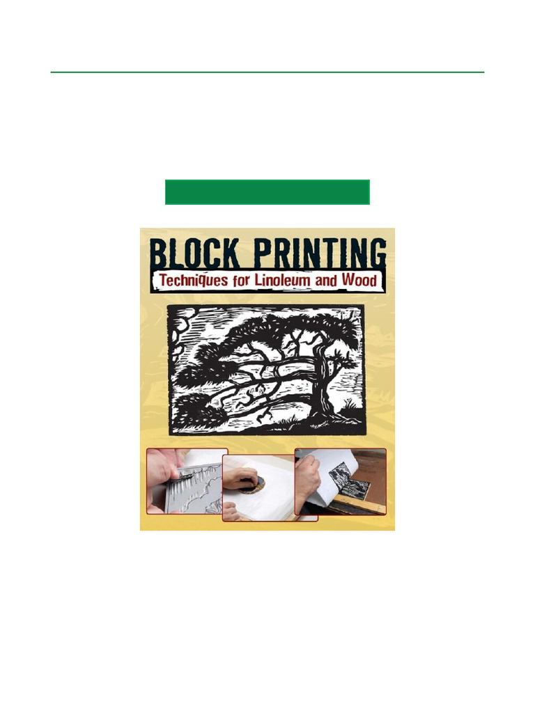 Invest Block Printing Techniques For Linoleum and Wood Ebook Full Text ...