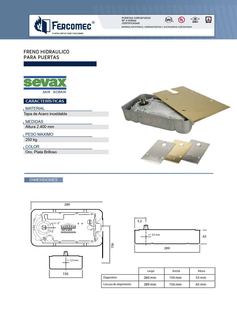 Freno Sevax Tsa | PDF