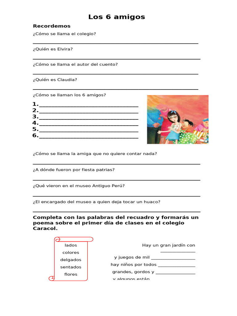 Los 6 Amigos | PDF