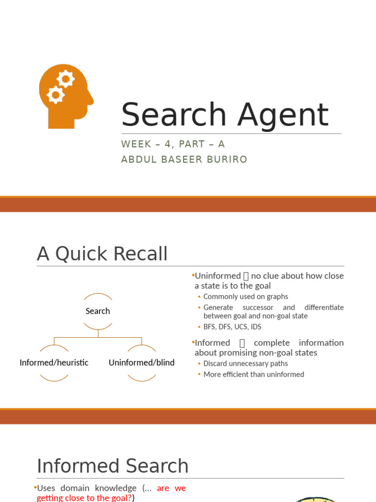 Week_4_Informed Search | PDF | Theoretical Computer Science | Applied Mathematics