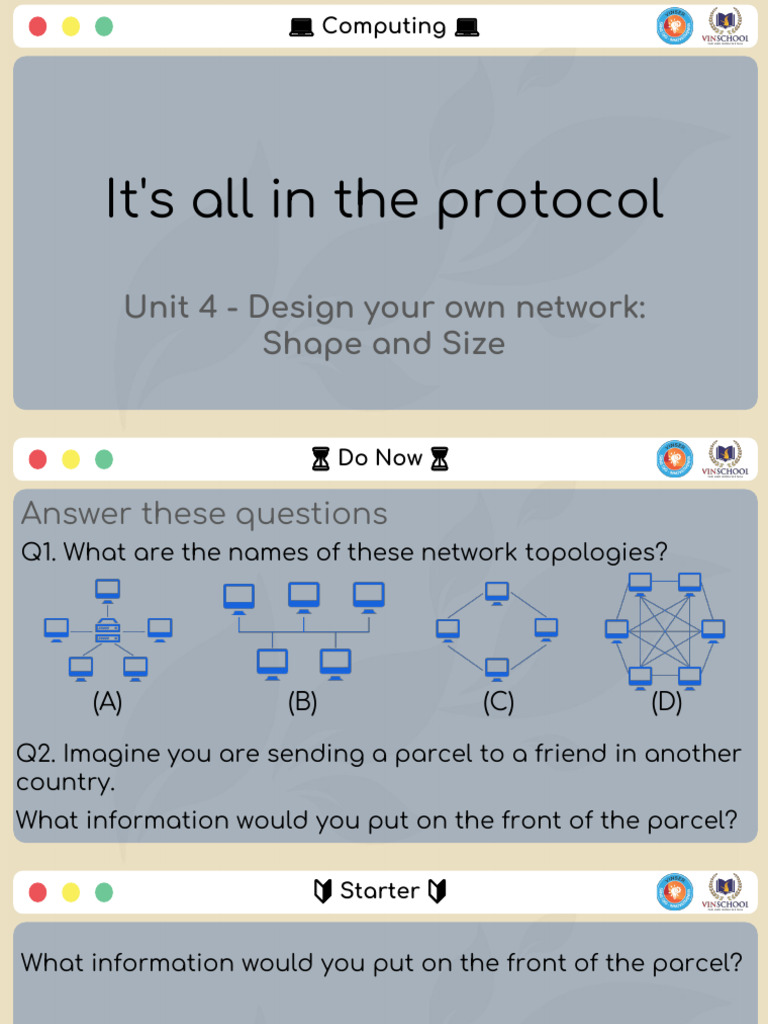 9.2.3 - Lesson 3 Protocols What Is Protocol? Slide | PDF | Computer Network | Internet Protocol ...