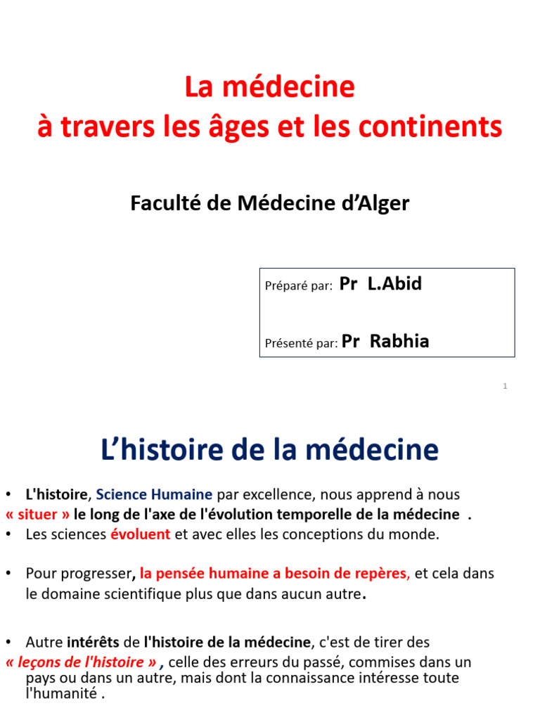 Histoire de la médecine à travers les âges | PDF | Ayurveda | Médecine
