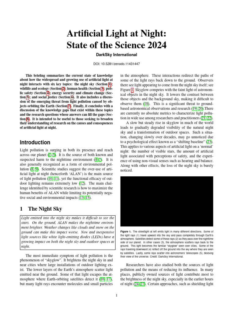 ALAN-State-of-the-Science-2024-EN-1 | PDF | Circadian Rhythm | Sky