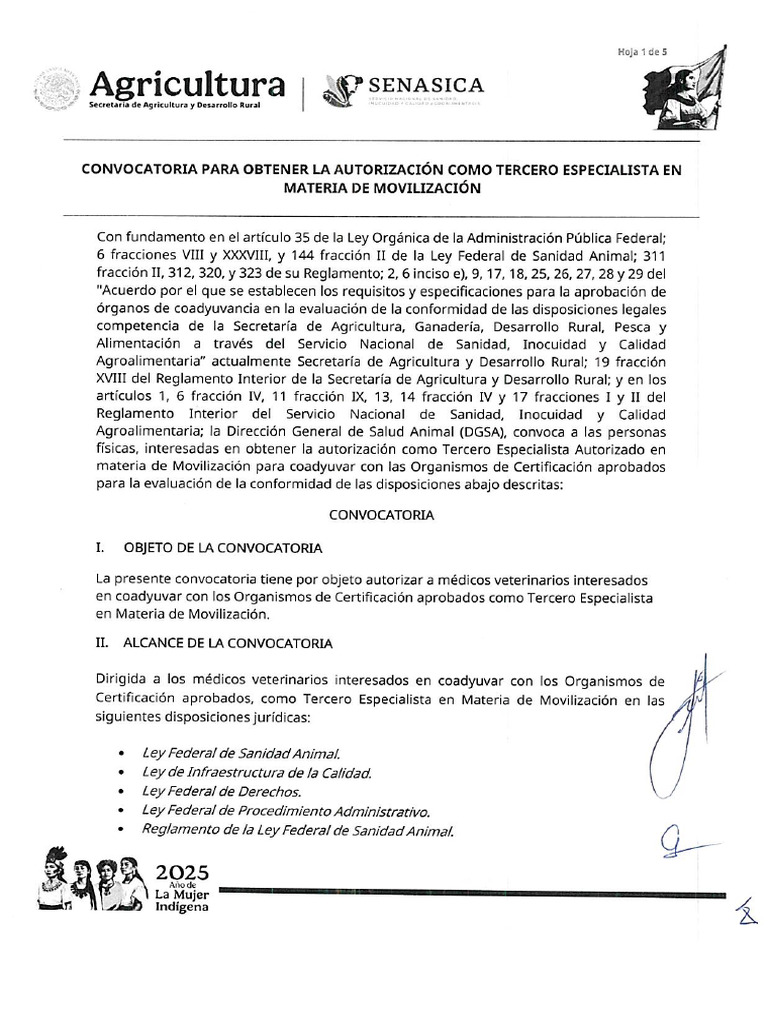 Convocatoria para Obtener La Autorizaci N Como TEA en Movilizaci N Vigente Al 09-Ene-2026 | PDF