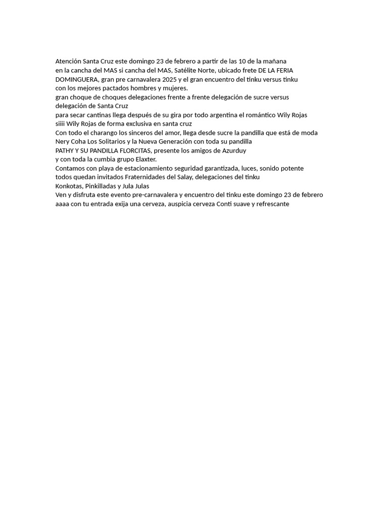 Tinku Versus Tinku 2025 | PDF