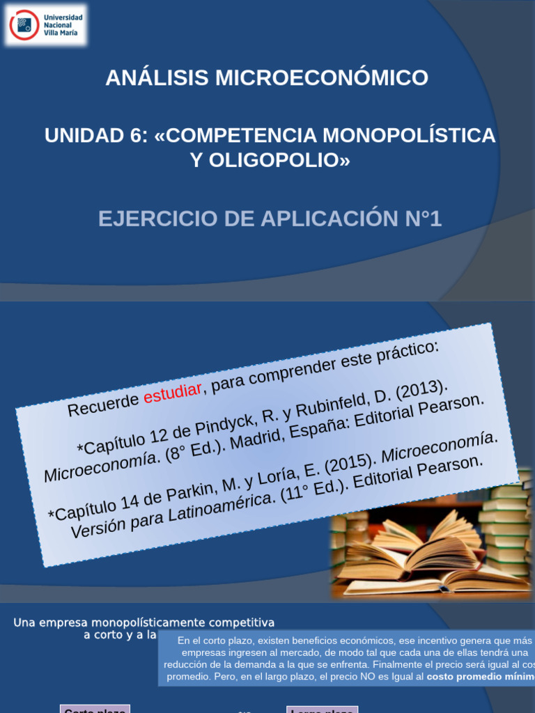 A Micro Unidad 6 Ejercicio 1 Resuelto Unvm 2021 | PDF | Monopolio | Economía de la regulación