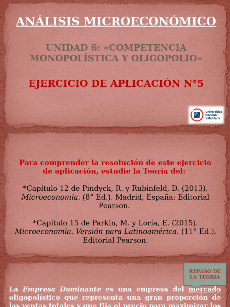 A MICRO UNIDAD 6 EJERCICIO 5 RESUELTO UNVM 2021 | PDF | Precios ...