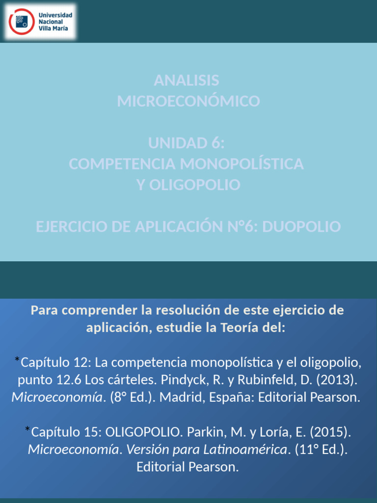 A MICRO UNIDAD 6 EJERCICIO 6 RESUELTO 2022 | PDF | Mercado (economía ...