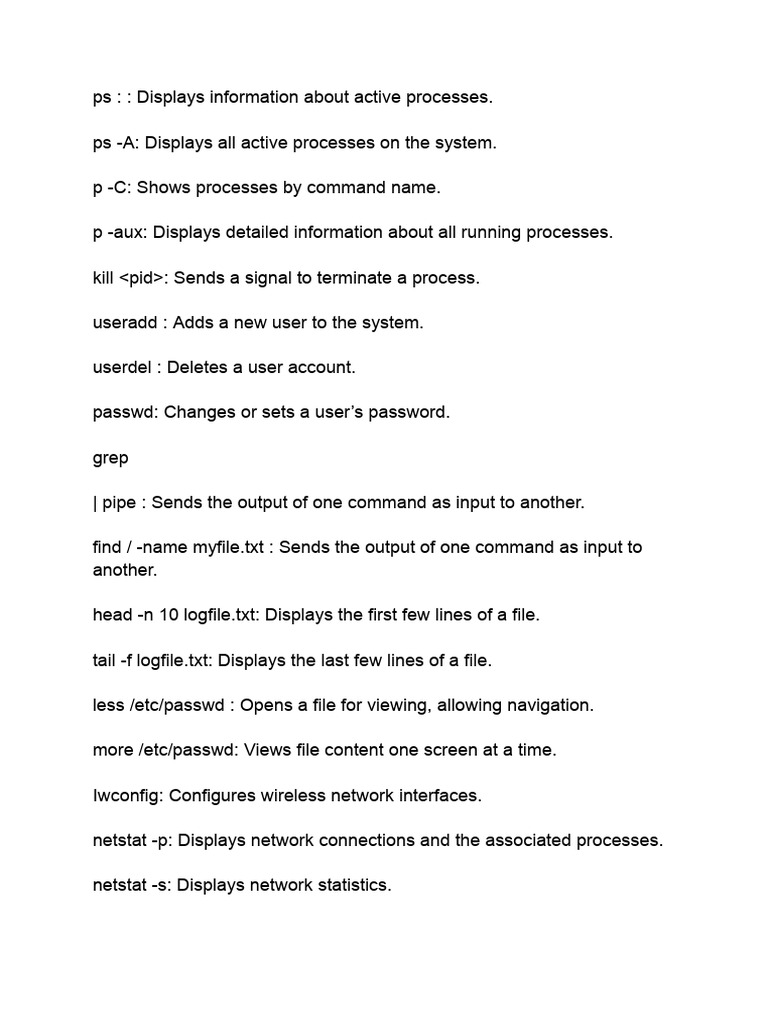 advance commands | PDF