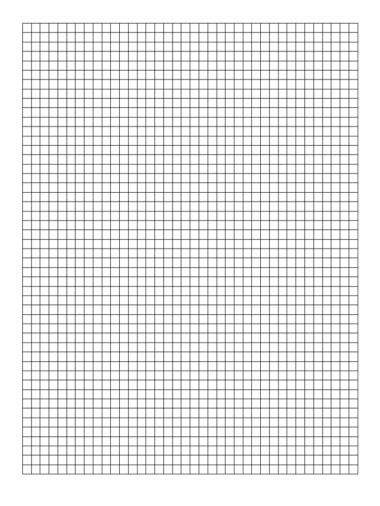 Feuille Quadrillee 5 MM A Imprimer | PDF