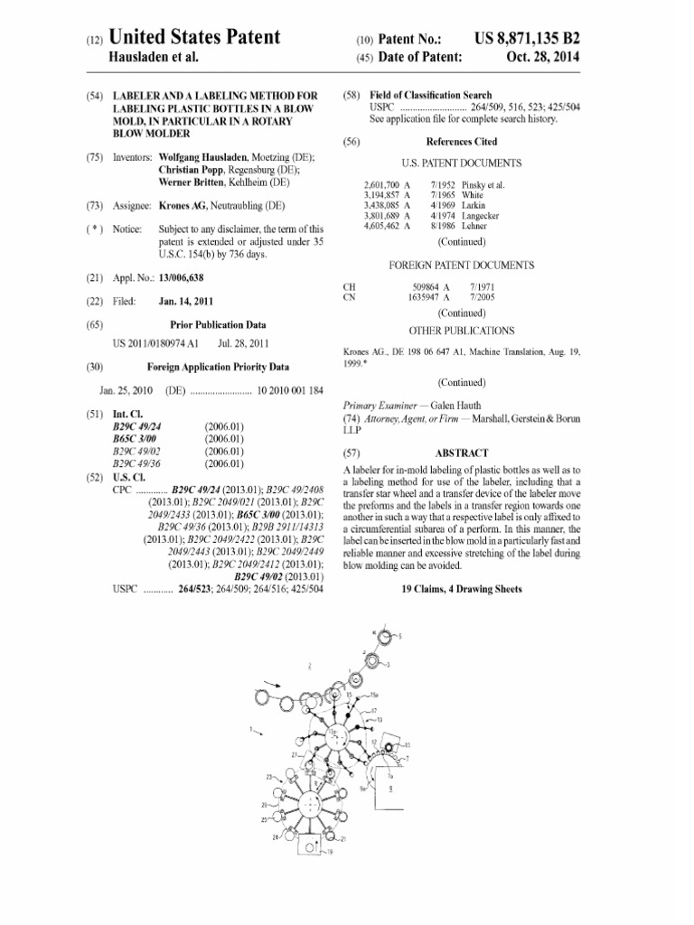 Labeler and A Labeling Method For Labeling Plastic | PDF