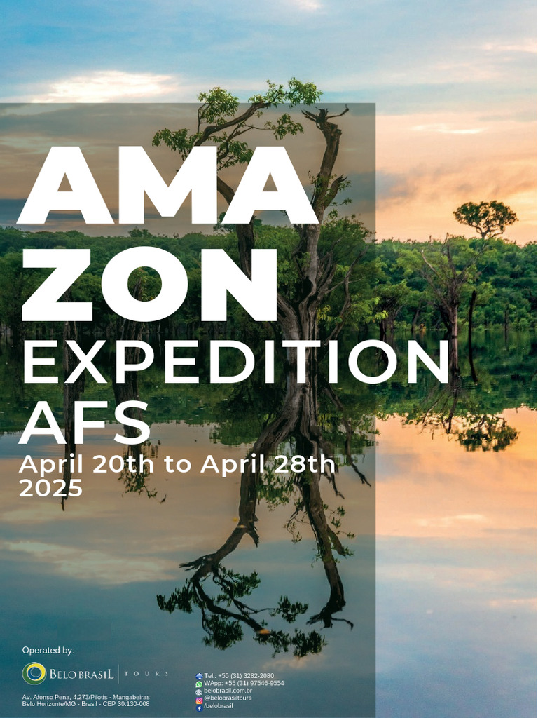 AFS 2025 Amazon Expedition Overview | PDF | Amazon River