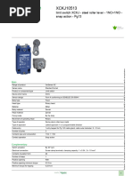 XCKJ167 Limit Switch Data Sheet | PDF | Technology & Engineering