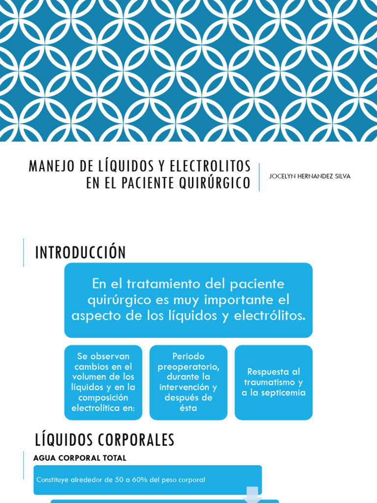 Liquidos y Electrolitos | PDF | Electrólito | Sodio