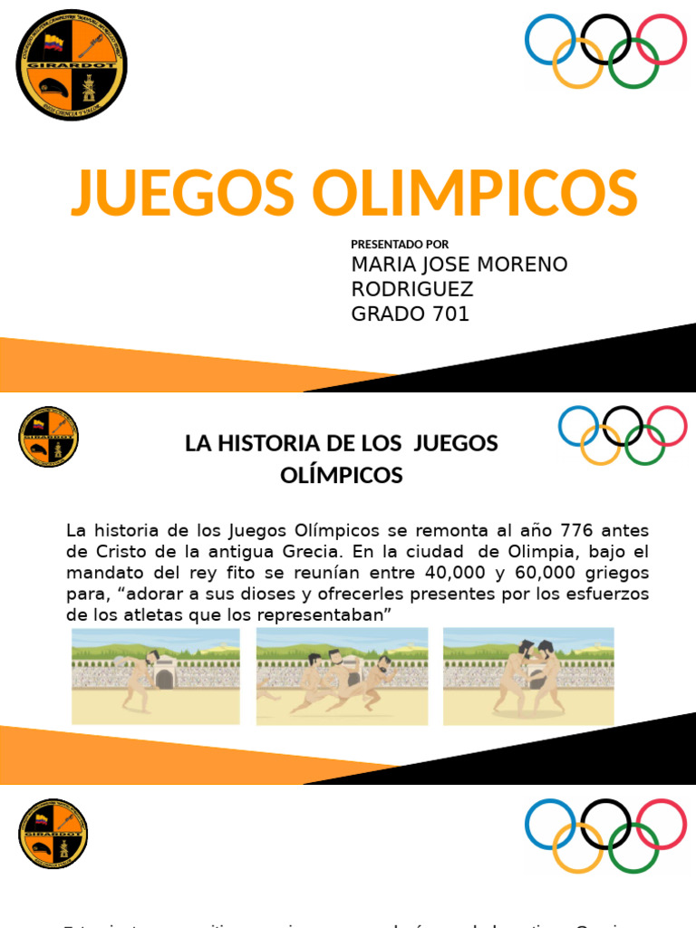 Historia y símbolos de los Juegos Olímpicos | PDF | Deporte del ...
