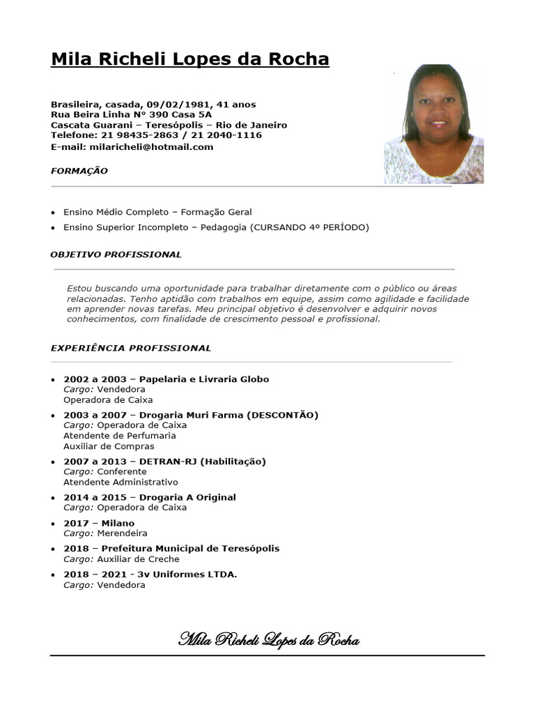 Curriculum Mila (At) | PDF