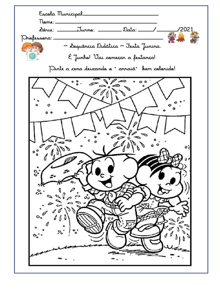 Ativ Junina-1º e 2º Ano | PDF