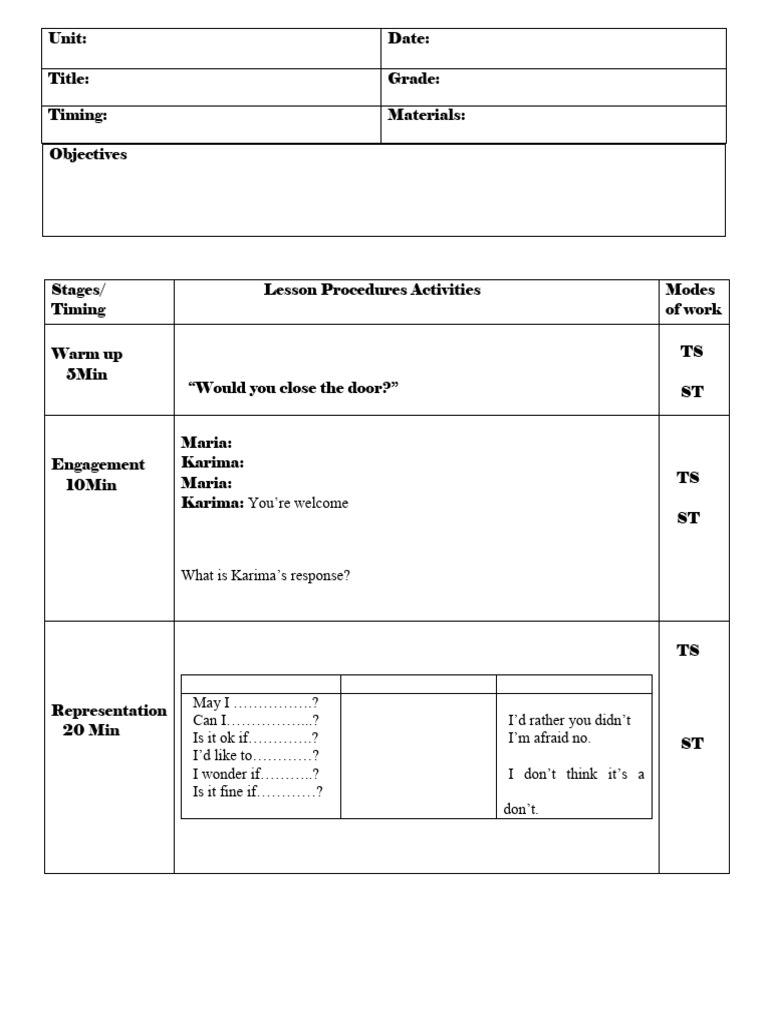 PLANNING UDL LESSON PLAN-1 | PDF