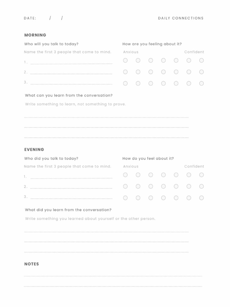 Daily Conversation Journal by Jefferson Fisher BW No Cover | PDF