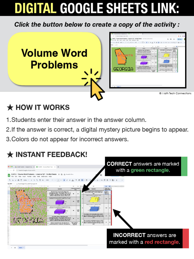 5.MD.5 - Volume Word Problems - Printable | PDF | Volume | Length