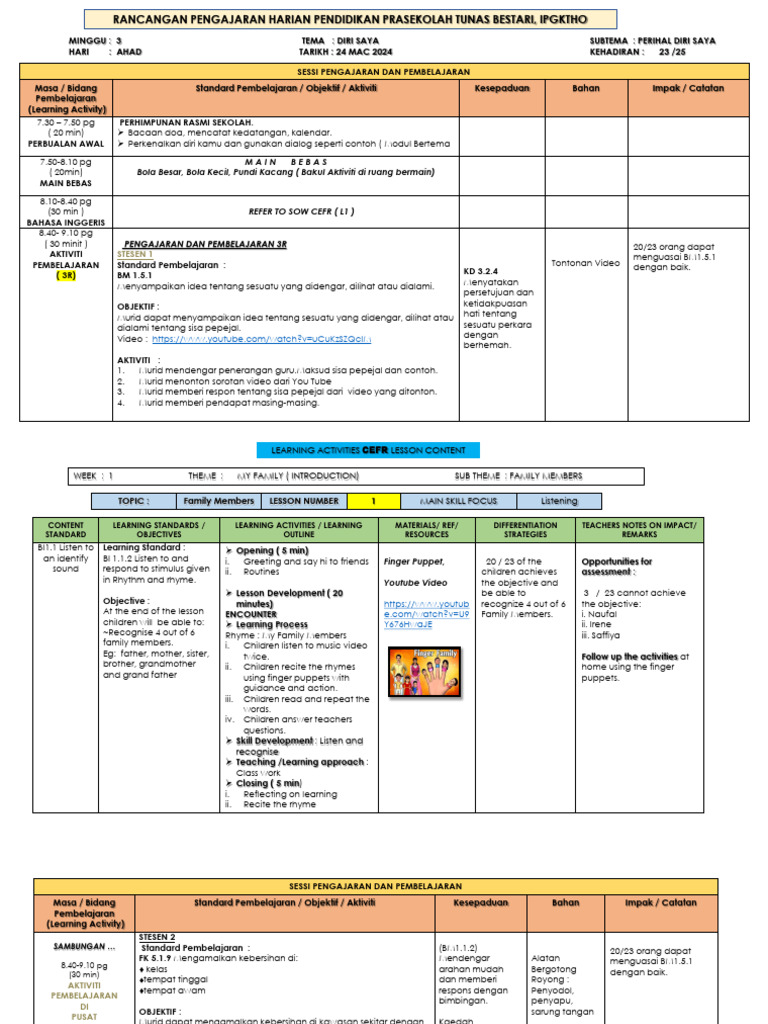 NEW RPH MINGGU 3 AHAD | PDF