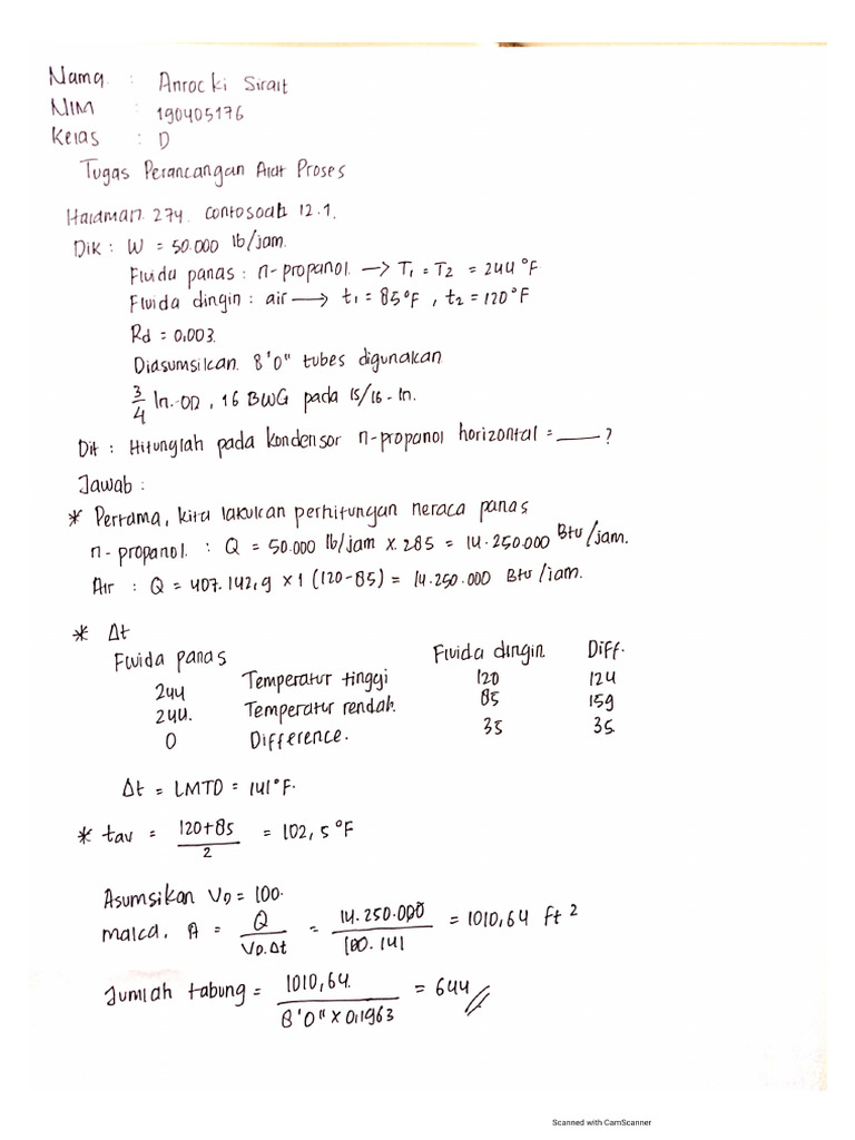 Tugas 2 Perancangan Alat Proses | PDF