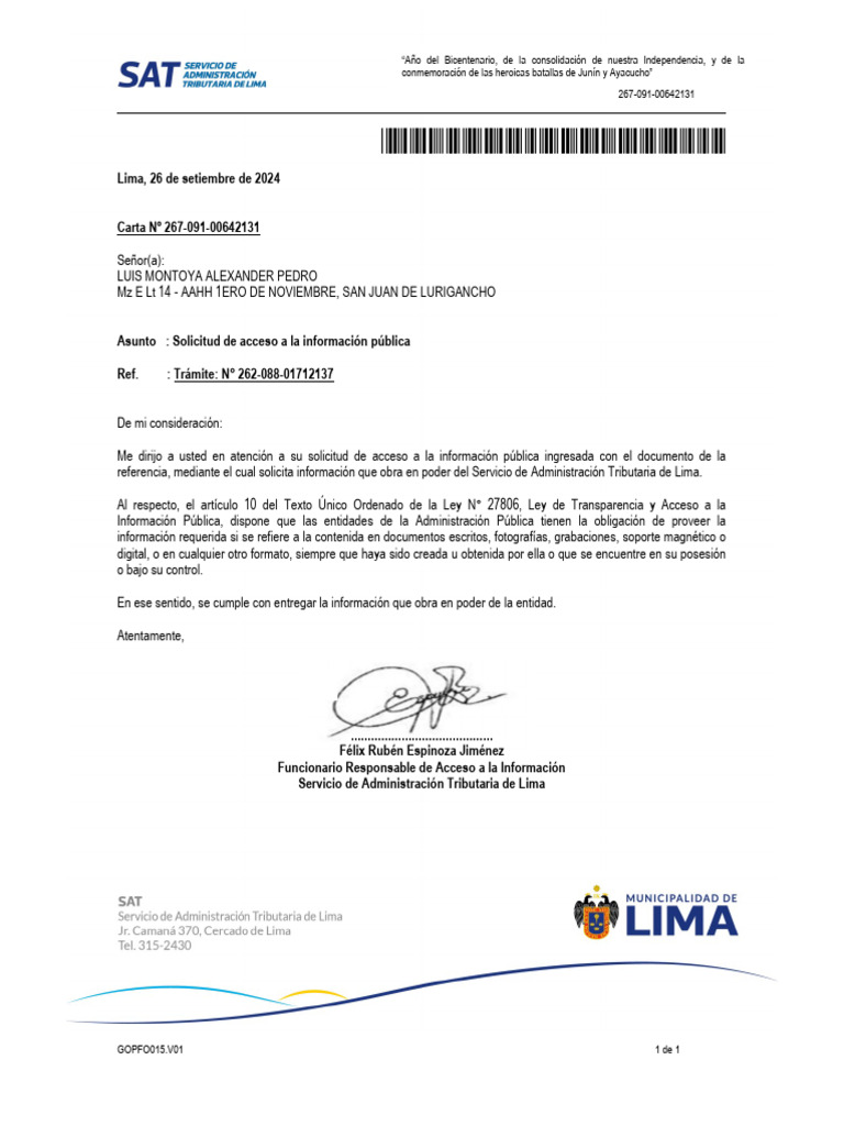 carta (2) | PDF