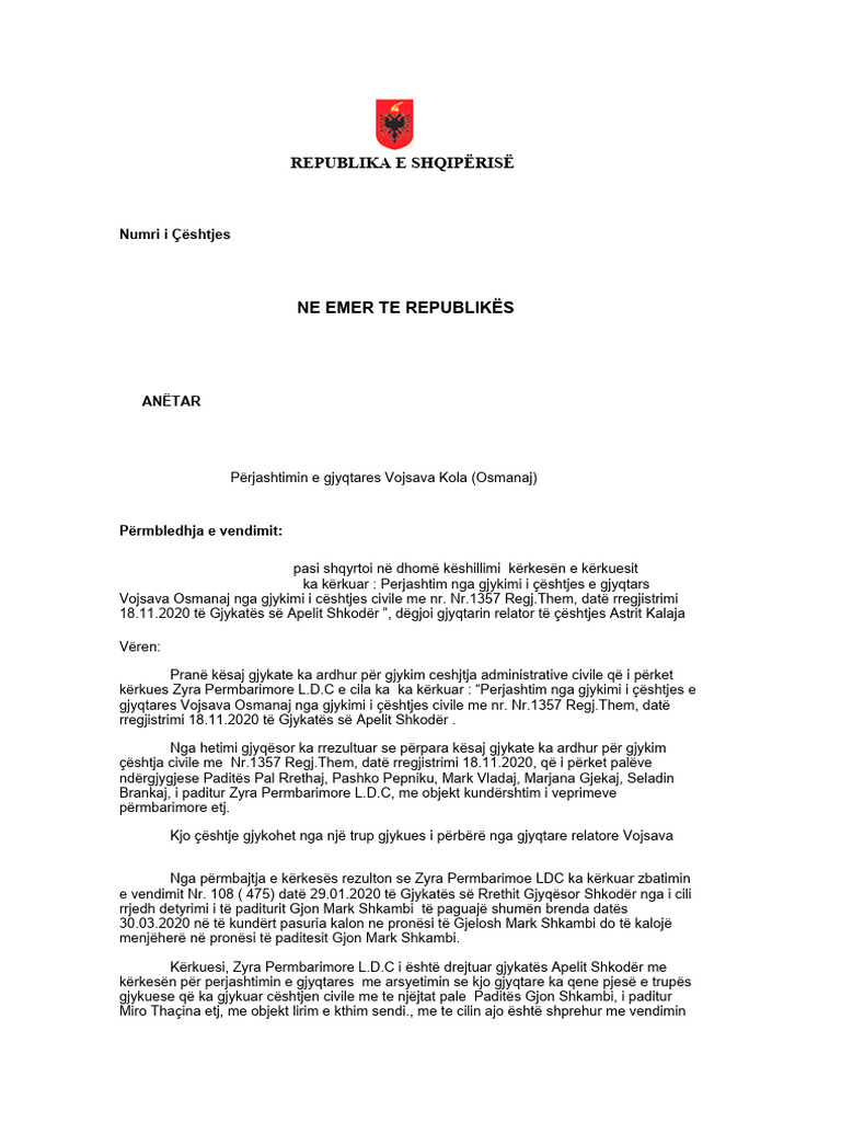 Apeli Shkoder 2 | PDF