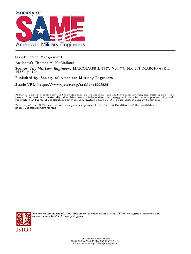 Construction Management | PDF