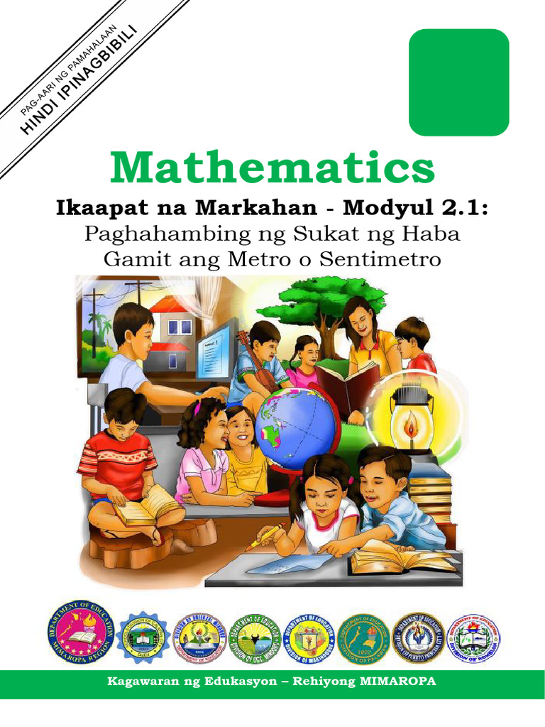 Math2 M2.1 Paghahambing NG Sukat at Haba Gamit Ang Metro o Sentimetro | PDF