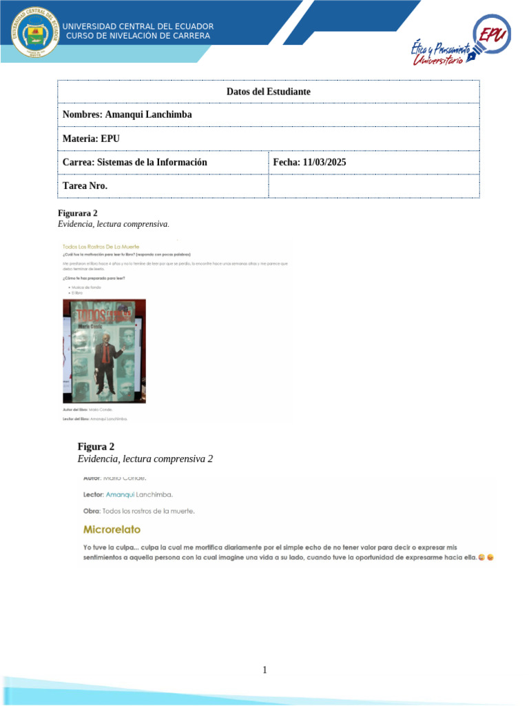 Formato de Tareas Word Epu | PDF