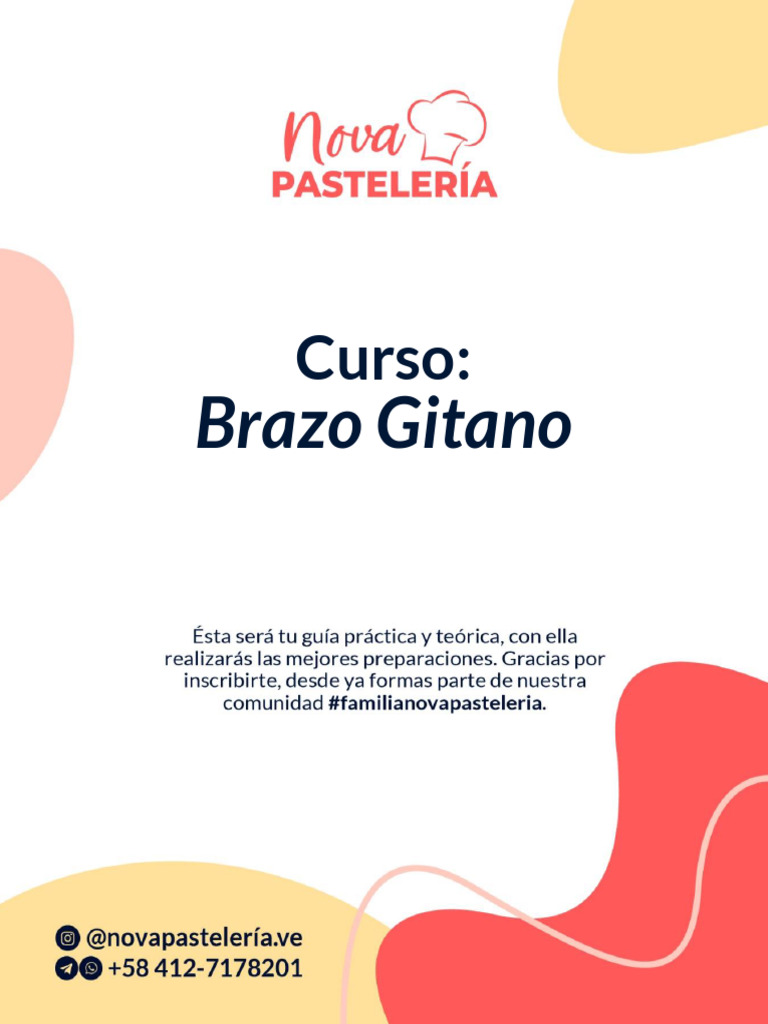 Guía Brazo Gitano | PDF | Alimentos | Postres