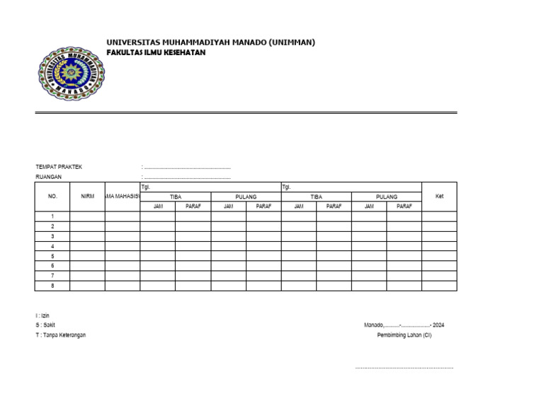 ABSEN LAHAN PK 2 | PDF