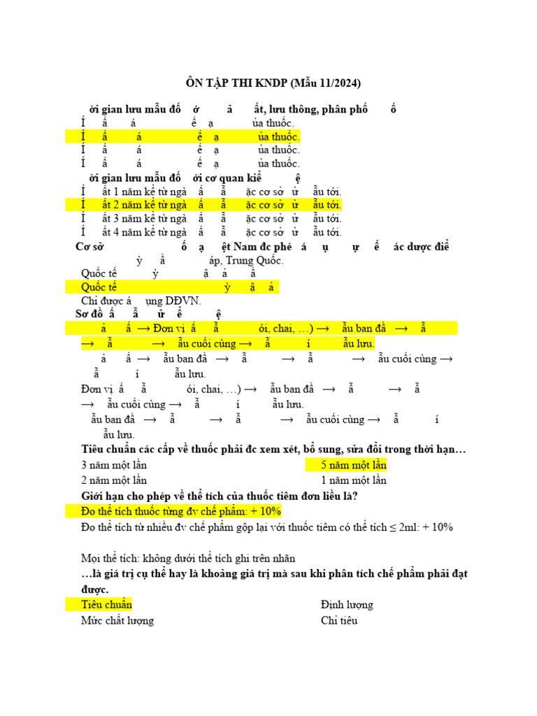 Ôn Tập Thi KNDP | PDF