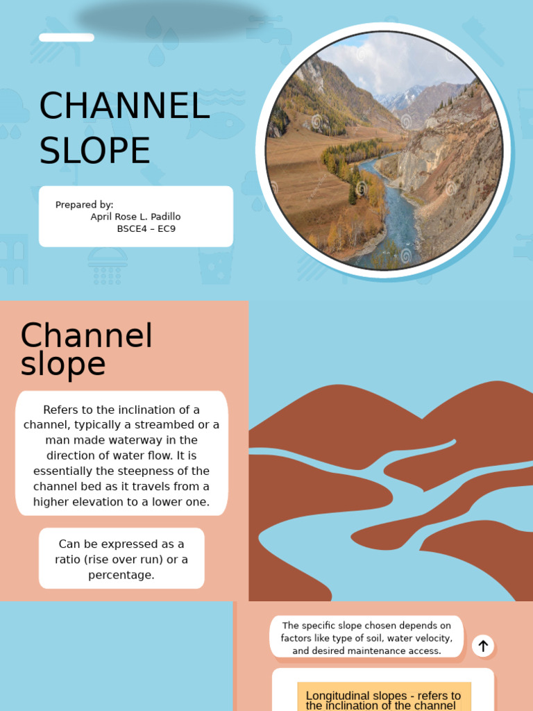 Channel Slope | PDF | Erosion | Water