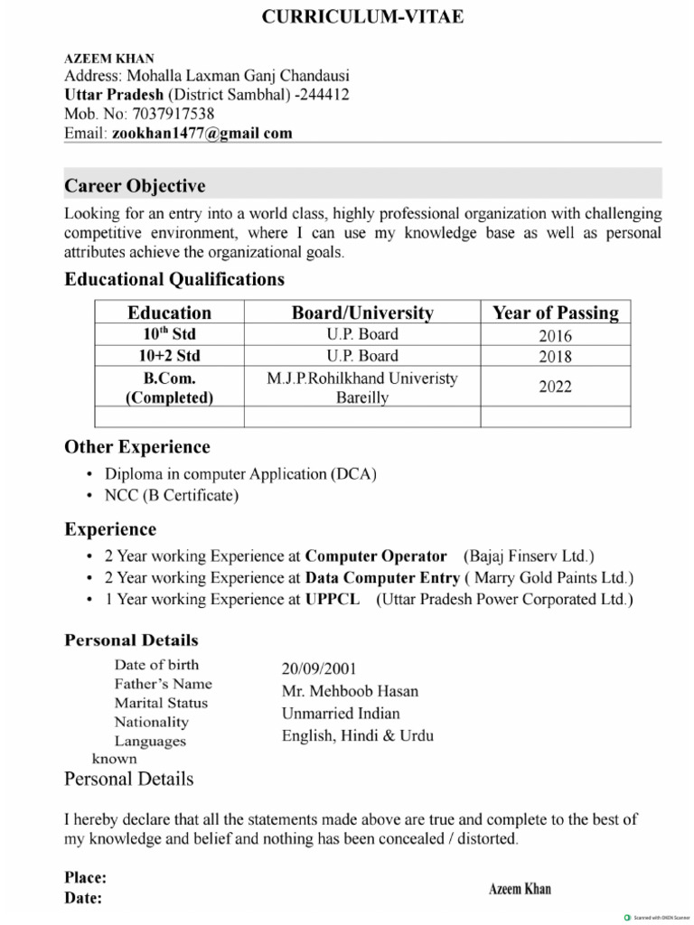 New Resume 2024 | PDF