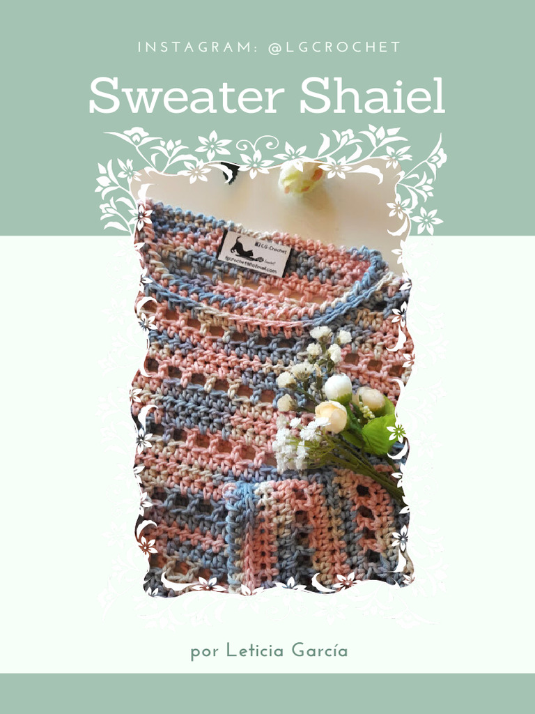 Sweater Shaiel: Diseño y Tejido | PDF | Textiles