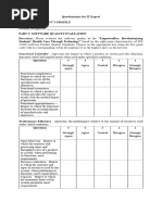 ISO 25010 Software Evaluation Questionnaire | PDF | System | Computing