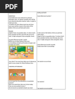 Body Shapes and Actions Lesson Plan | PDF