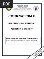 PPI Journalist Code of Ethics | PDF | Politics | Social Science