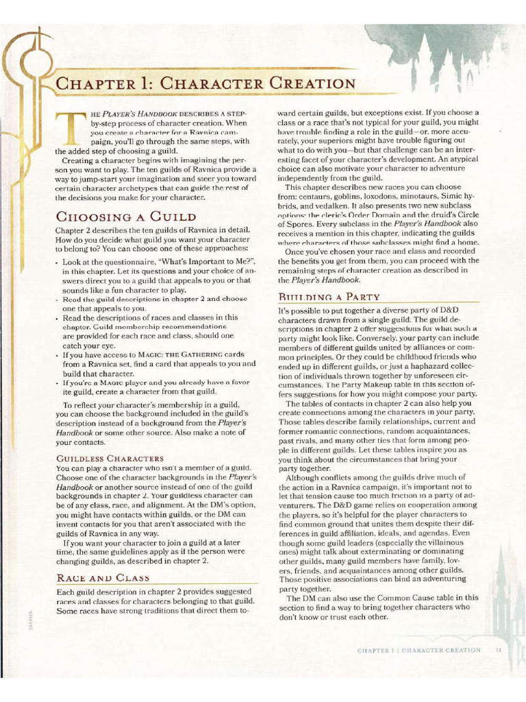 GGtR-Guildmaster's Guide To Ravnica-Raças | PDF