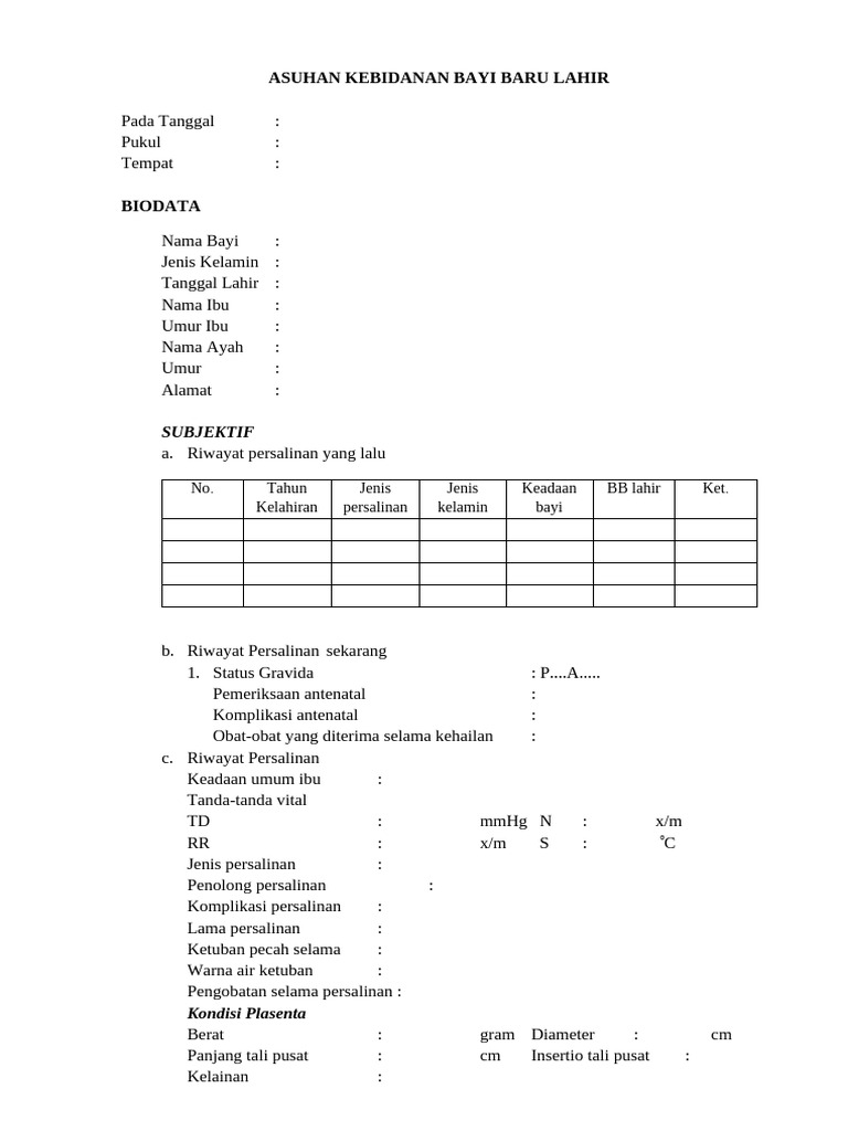 Format BBL New | PDF