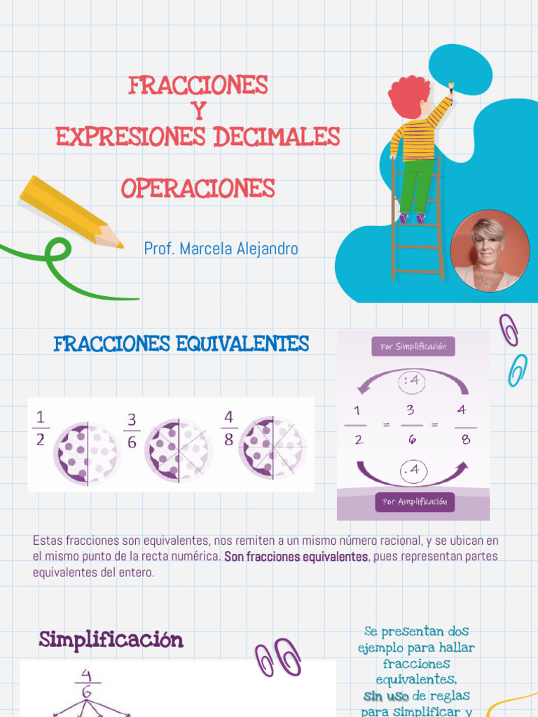 Fracciones y Decimales: Operaciones Esenciales | PDF | División ...