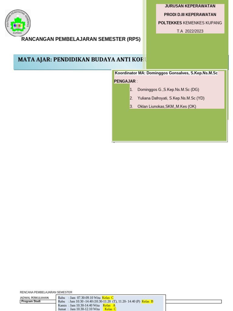 RPS Pbak D3 2023 - 2024 | PDF