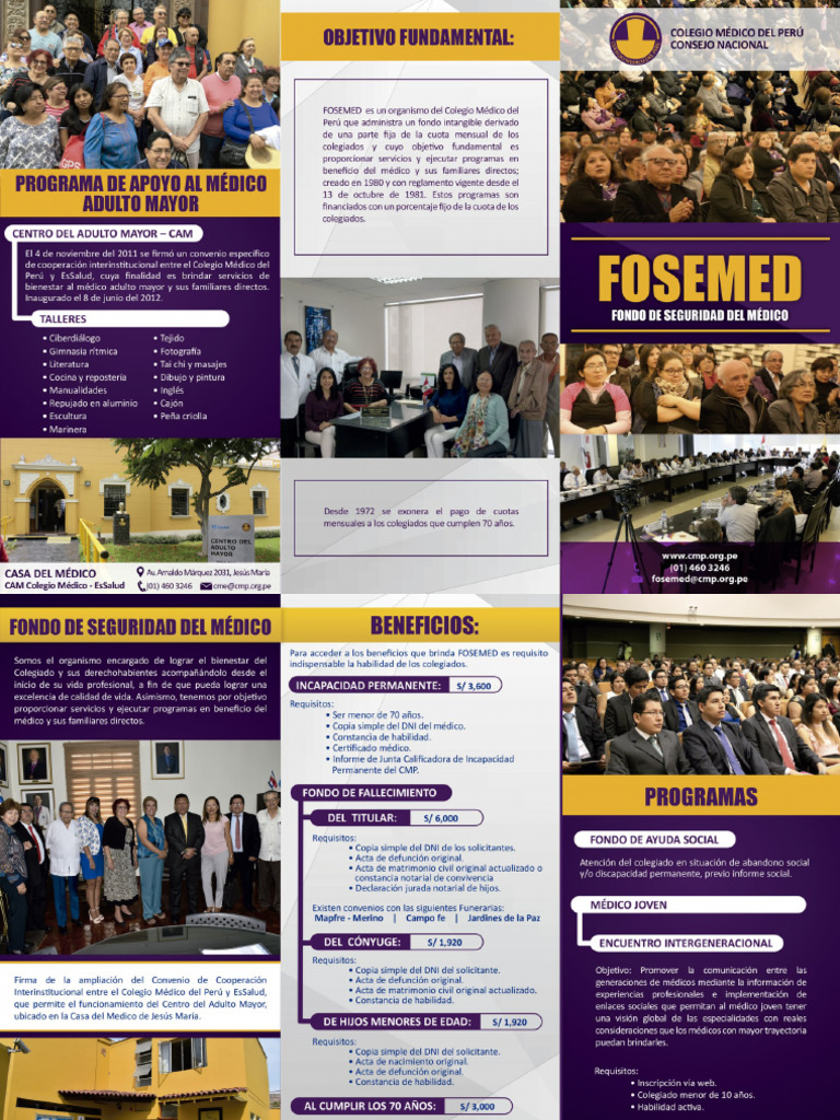Triptico Fosemed | PDF