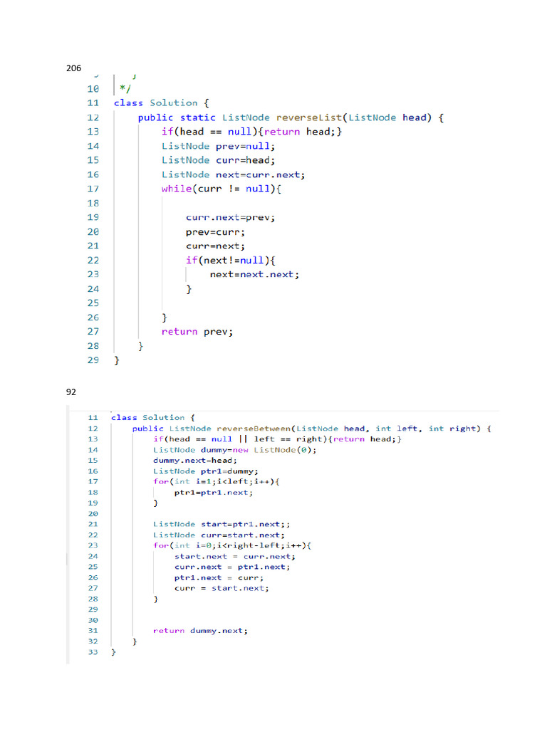 Linked List Code | PDF